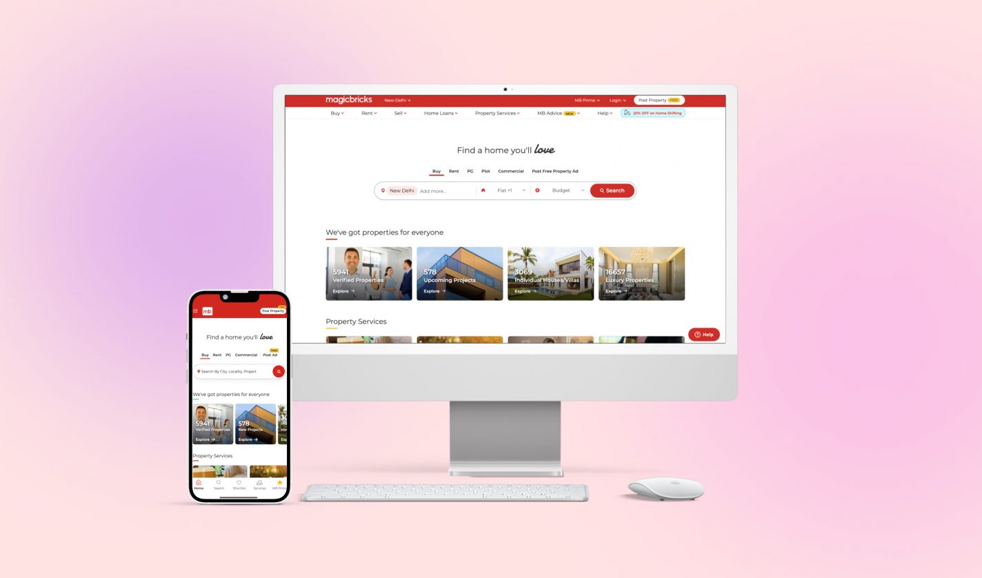 Redefined UX of Magicbricks Homepage – Mandeep Kaushik